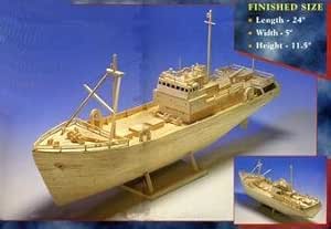 SIDE TRAWLER matchstick Matchmodeller model construction kit - by ...