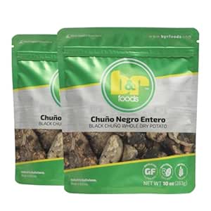 Amazon.com: B&R Foods Chuño Negro Entero/Black Chuño - Patata entera ...