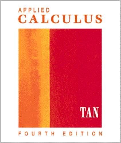 Applied Calculus, 4th Edition: Tan, Soo T.: 9780534955564: Amazon.com ...