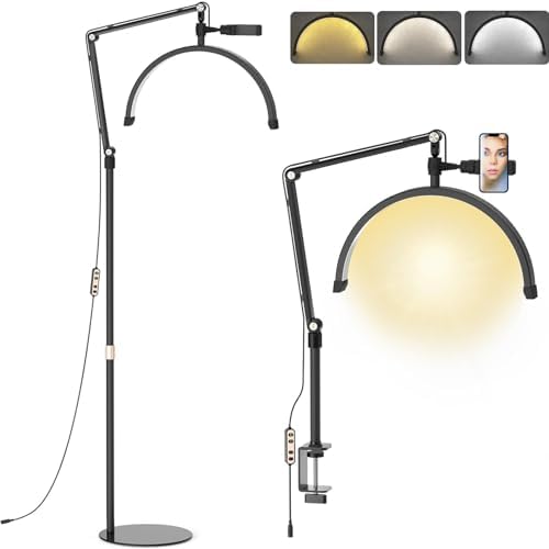 TopDirect Lash Light for Eyelash Extensions, Half Moon Light for Lashes ...