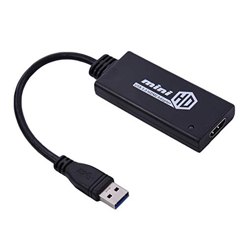 Microware Mini HD USB 3.0/ USB 2.0 to HDMI Adapter USB HDMI Connector ...