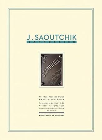 Jacques Saoutchik Maître Carrossier: Peter Larsen, Ben Erickson ...