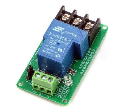 SLA-12VDC-SL-C 1 Way 12V 30A high Current Relay Module : Amazon.ca ...