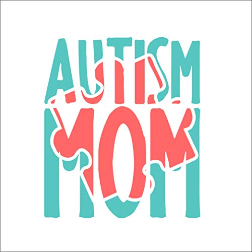 Amazon.com: Autism Mom - Autism Awareness Puzzle Piece Vinyl Die Cut ...