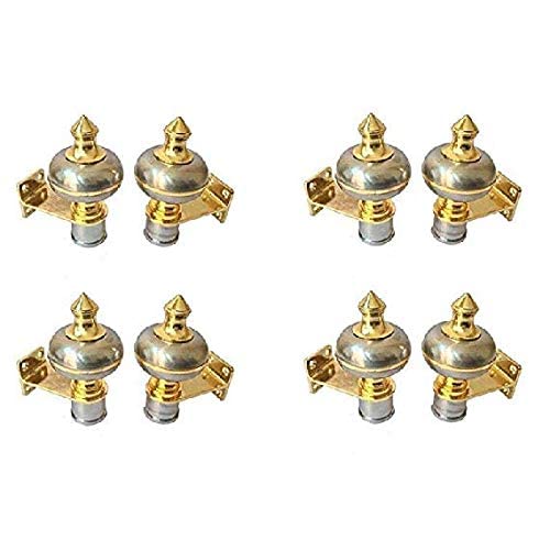 DOORTAIN Zinc Alloy Curtain Bracket, Curtain knobs, Parda Brackets ...