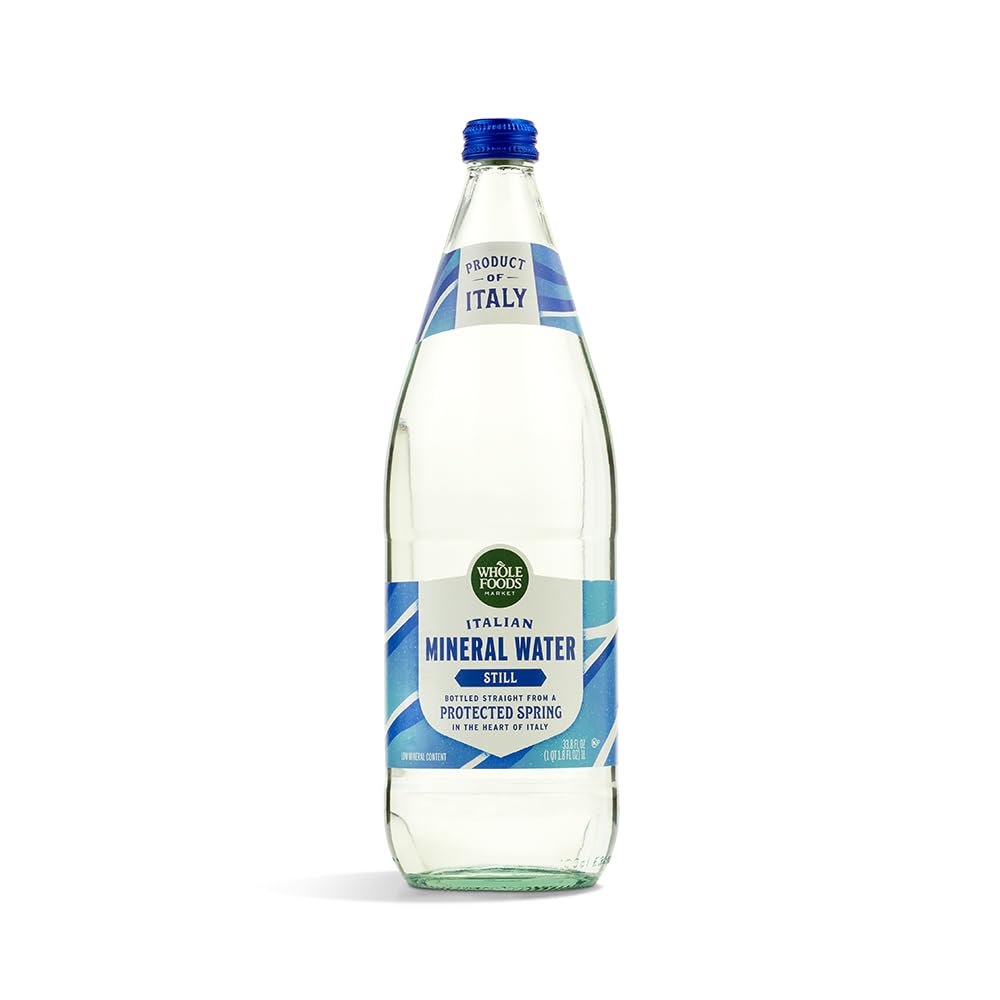 Amazon.com: Whole Foods Market, Italian Still Mineral Water, 33.8 Fl Oz