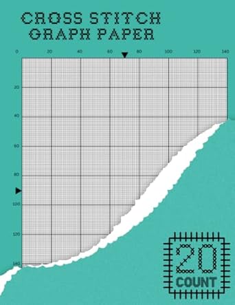 CROSS STITCH Design Graph 20 Count: 20x20 Squares Per Inch Grid ...