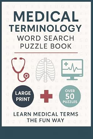 Amazon | Medical Terminology Word Search Puzzle Book: Word Search ...