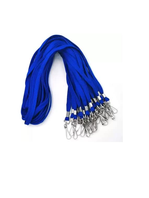 Balaji ID Card Strap, ID Card Lanyards, ID Card Dori Blue(10 Pcs ...