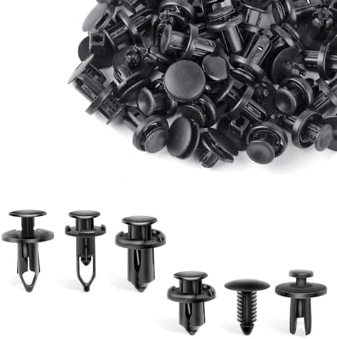 Amazon.com: Kewucn 200 Pcs Car Retainer Clips, Plastic Push Bumper ...
