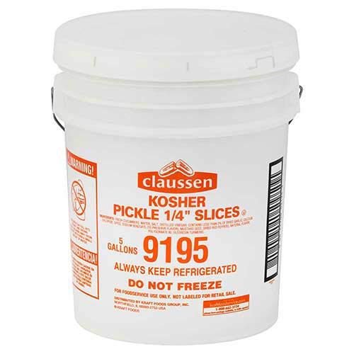 Amazon.com: Kraft Claussen Pickle Chips, 640 Ounce -- 1 each. : Grocery ...