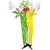 Amazon.com : 7ft/85in Halloween Animatronics Clown Decoration, Standing ...