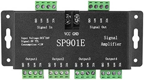 Amazon.com: MEIRIYFA SP901E LED Pixel Strip Amplifier Controller Signal Data SPI Repeater DC 5V ...