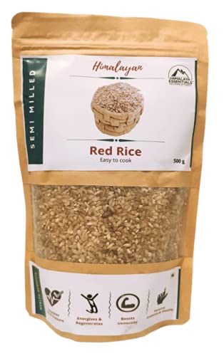 Himalaya Essentials Semi Milled Red Rice - 500g : Amazon.in: Grocery ...