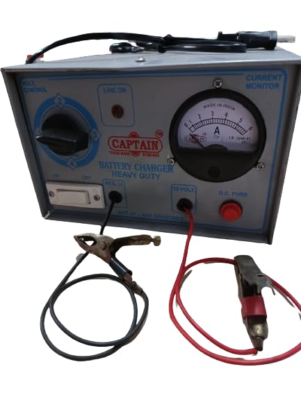 Captain 12V Battery Charger - Suitable for Car/Truck/Bike : Amazon.in ...