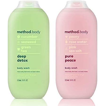 Method Body Wash Variety Pack - 3 Scents - Simply Nourish, Pure Peace ...