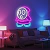 Amazon.com : Shy Guy Neon Sign from Gaming Neon Sign Dimmable Ghost Led ...