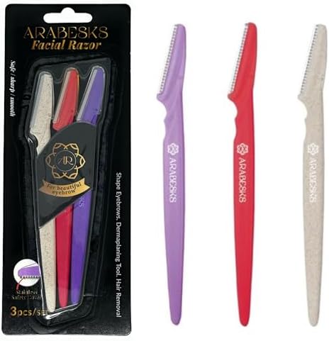 Amazon.com: ARABESKS Dermaplaning Tool, 3ct | Dermaplane, Face Razors ...