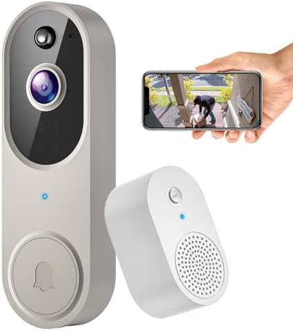 Amazon.com : Aiwit 1080p Video Doorbell Camera, Wireless Indoor/Outdoor ...