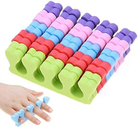 Amazon.com : 20pcs Toe Separators Finger Dividers (10 Pairs) Disposable ...