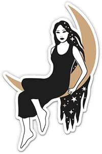 Amazon.com - Moon Goddess Sticker - 5" Laptop Sticker - Waterproof ...