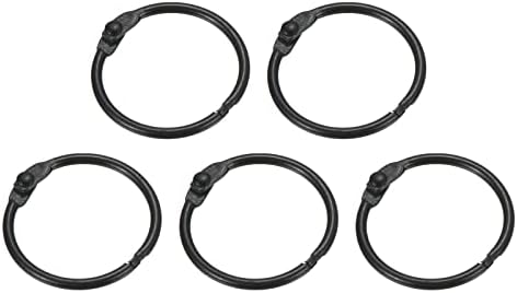 Amazon.com : PATIKIL Loose Leaf Binder Rings 1 Inch, 5 Pack Metal Flash ...