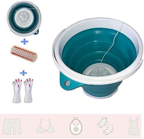 Amazon.com: Portable Mini Turbo Washing Machine with Foldable Tub ...