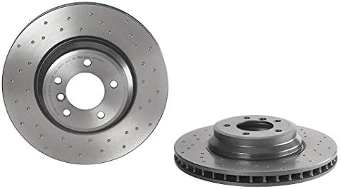 Amazon.com: Brembo 09.A599.1X Xtra UV Coated vented drilled Front Brake ...