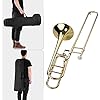 Amazon.com - Upgraded Intermediate Bb Flat Tenor Slide Trombone with F ...