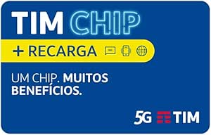 TIM Chip Pré Pago com recarga | Amazon.com.br