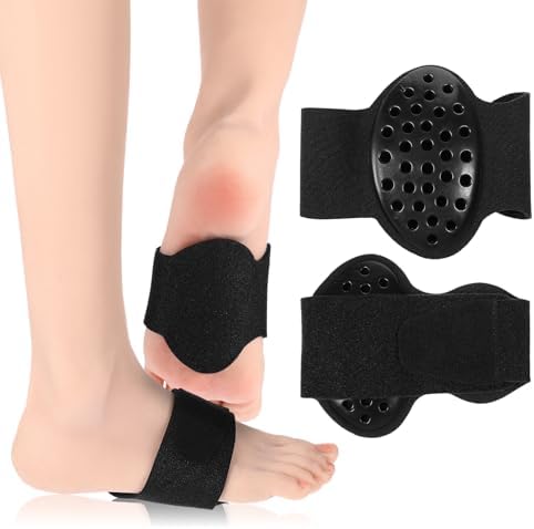 Amazon.com: 2 Pcs Arch Support Compression Sleeves, Adjustable Plantar ...