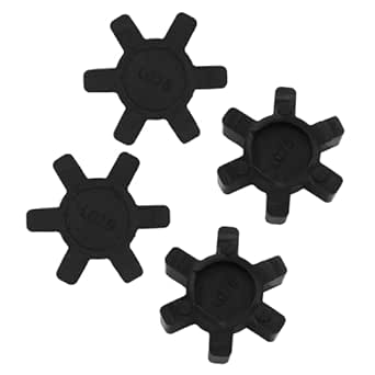 Hordion 4Pcs L075 Flexible NBR Rubber Spider Insert Solid Spider Center ...