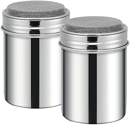 Amazon.com: Stainless Steel Sugar Shaker Duster, Chocolate Shaker ...