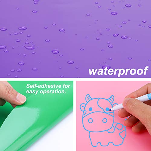 Zayvor 12 Dry Erase Circles Dot, Removable Vinyl Dots Stickers Colorful ...