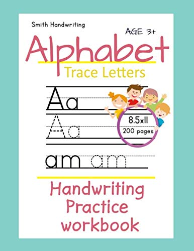 Trace Letters: Trace Letters: Alphabet Handwriting Practice workbook ...