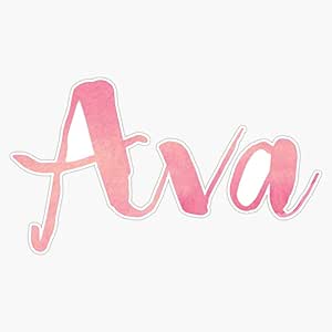 Amazon.com: Ava Sticker Vinyl Waterproof Sticker Decal Car Laptop Wall ...