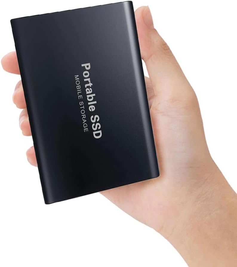Amazon.com: Portable External Hard Drive 2023 HDD SSD Extern USB3.1 ...