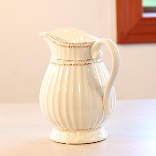 Amazon.com: Glife Decor European Ceramic Vase for Flower, White ...
