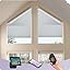 Amazon.com: Graywind Smart Angled Blinds Compatible with Alexa Google Motorized Right Trapezoid ...