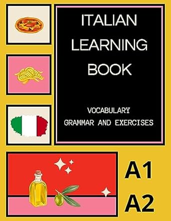 italian Learning Book: A1 A2 Learning Adventure with Vocabulary ...