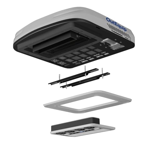 RV Air Conditioner, 24 Volt 11000 BTU Rooftop Air Conditioner for Van ...