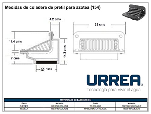 Coladera De Pretil - Ferreteria Y Herramientas
