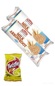Amazon.com: Milk Arrowroot Biscuits (Pack Of 2 x 250g EA) A Family ...