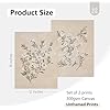 Amazon.com: Vintage Botanical Wall Art Neutral Floral Prints Farmhouse ...