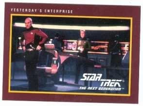 Star Trek The Next Generation card #204 Yesterdays Enterprise Tasha Yar ...