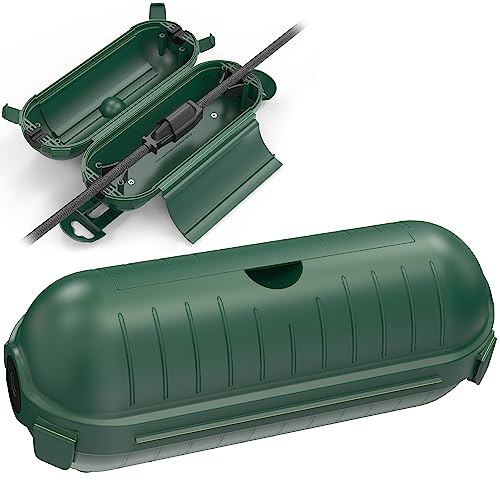 Garnen [IP44] Outdoor Extension Cord Safety Cover with Weatherproof ...