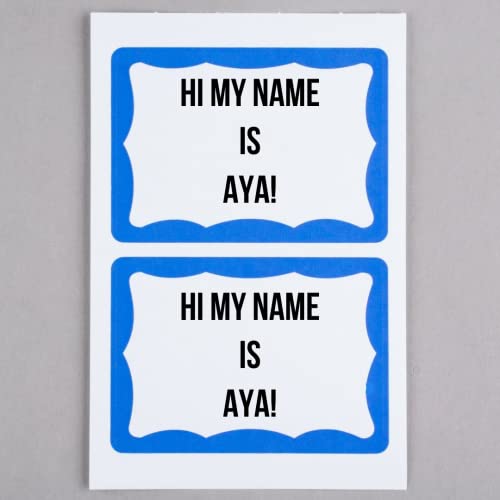 Snapklik.com : Name Tag Stickers, Self-Adhesive Name Tag Sticker Labels ...