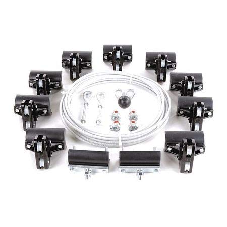 Festoon System Kit, 1/4 in Rope, L 60 Ft: Amazon.com: Tools & Home ...