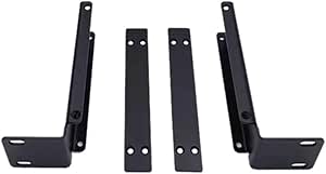 Amazon.com: Wireless Microphone Rack Angle Bracket, Mic Rack Mount ...