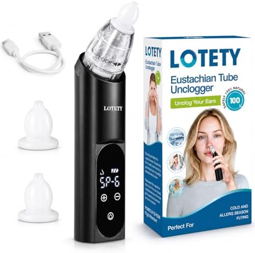 Amazon.com: Eustachian Tube Unclogger - Ear Pressure Relief Device ...